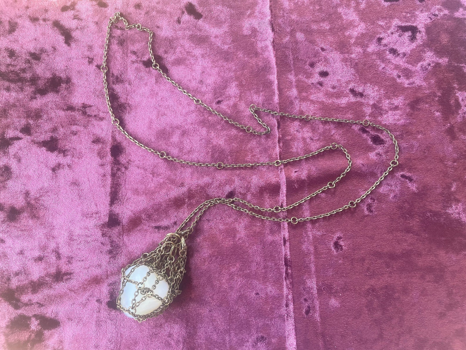 Chain Pouch Necklace - Etsy