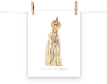 Our Lady of Fatima Print - Etsy