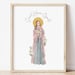 Female Doctors of the Church Catholic Print Catholic Wall Art Decor ...