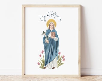 Saint Matthew the Apostle Print Catholic Wall Art Decor DIGITAL ...