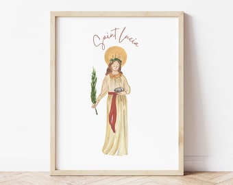 Saint Lucia St Lucy Holy Spirit Print Poster - Etsy