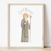 Saint Joseph the Worker Print Catholic Wall Art Decor DIGITAL DOWNLOAD ...