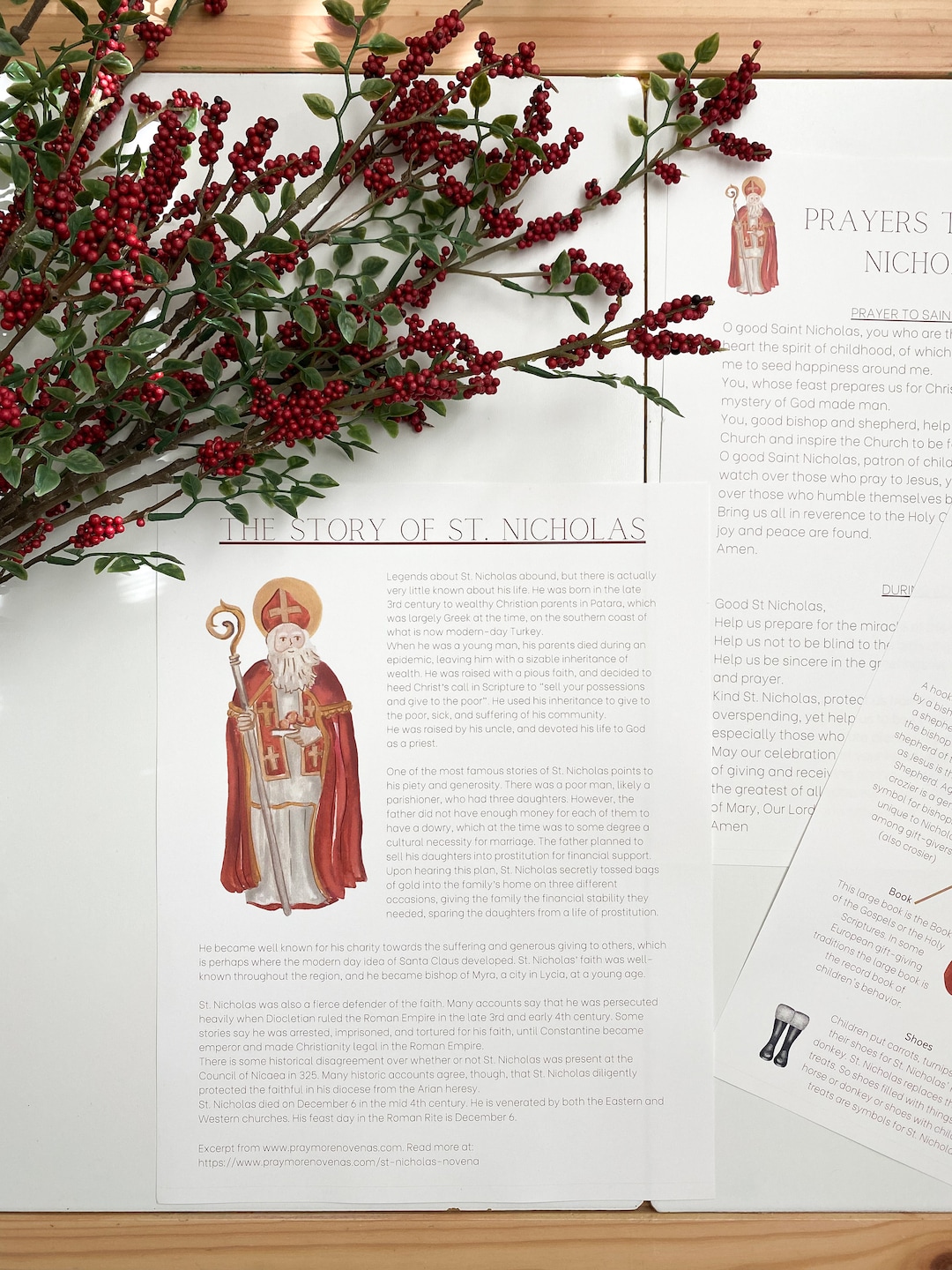 Saint Nicholas Day Activity Printable Download Catholic Orthodox ...