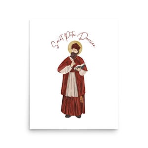 Saint Peter Damian Print Wall Art Catholic - Etsy
