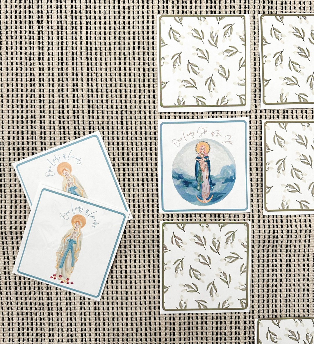Marian Memory Game Catholic Kids Activities Mary Matching - Etsy