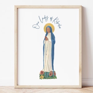 Our Lady of Kibeho Print Wall Art - Etsy