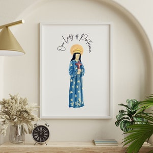 Our Lady of Pontmain Print Catholic Wall Art DIGITAL DOWNLOAD - Etsy