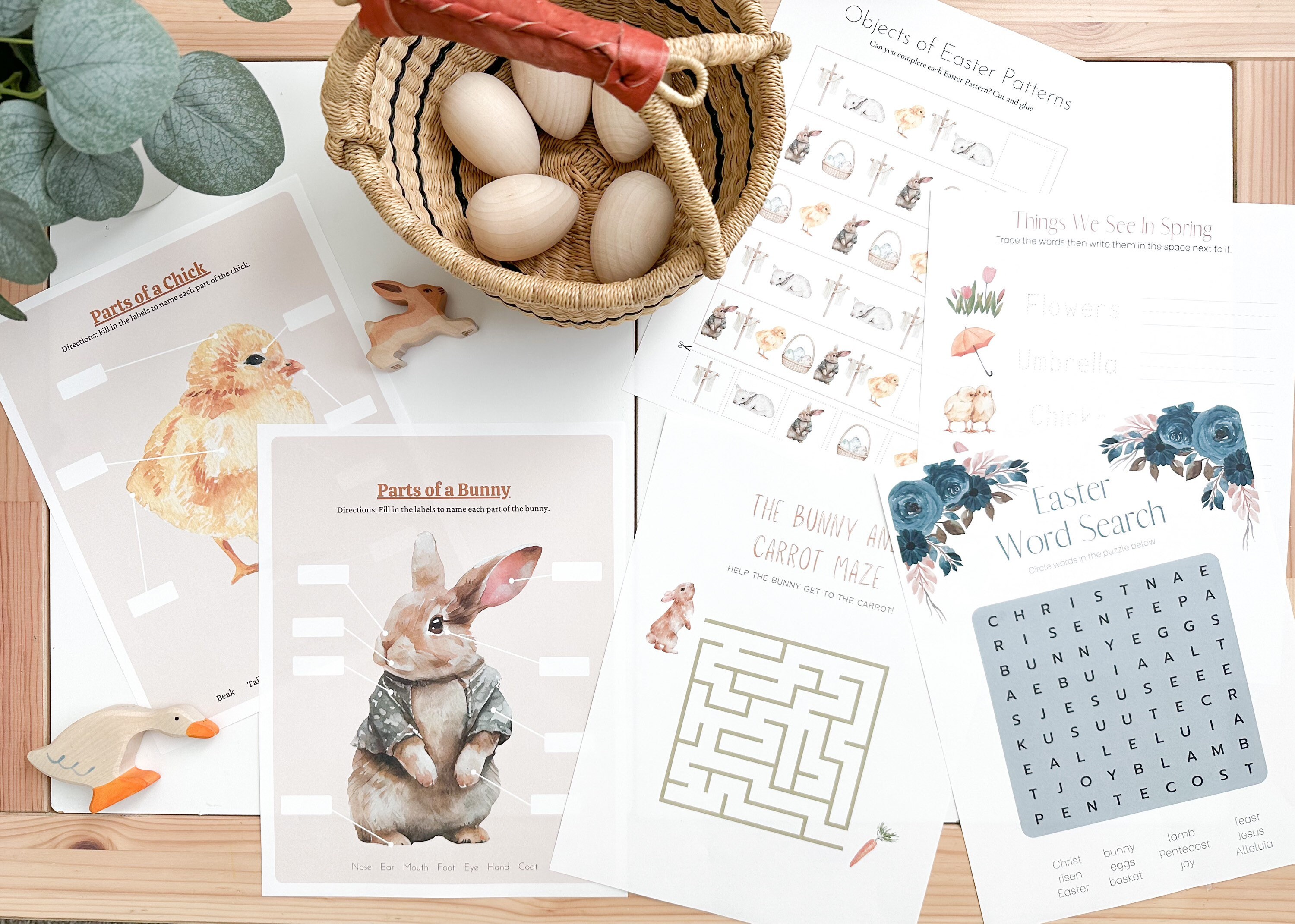 Easter Activity Kids Printable Eastertide Octave Catholic Christian - Etsy