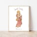 Saint Cecilia Wall Art Catholic Illustration - Etsy
