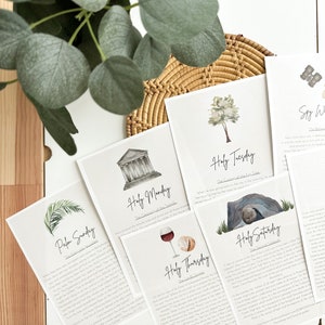 Holy Week Cards Easter Cards Catholic - Etsy