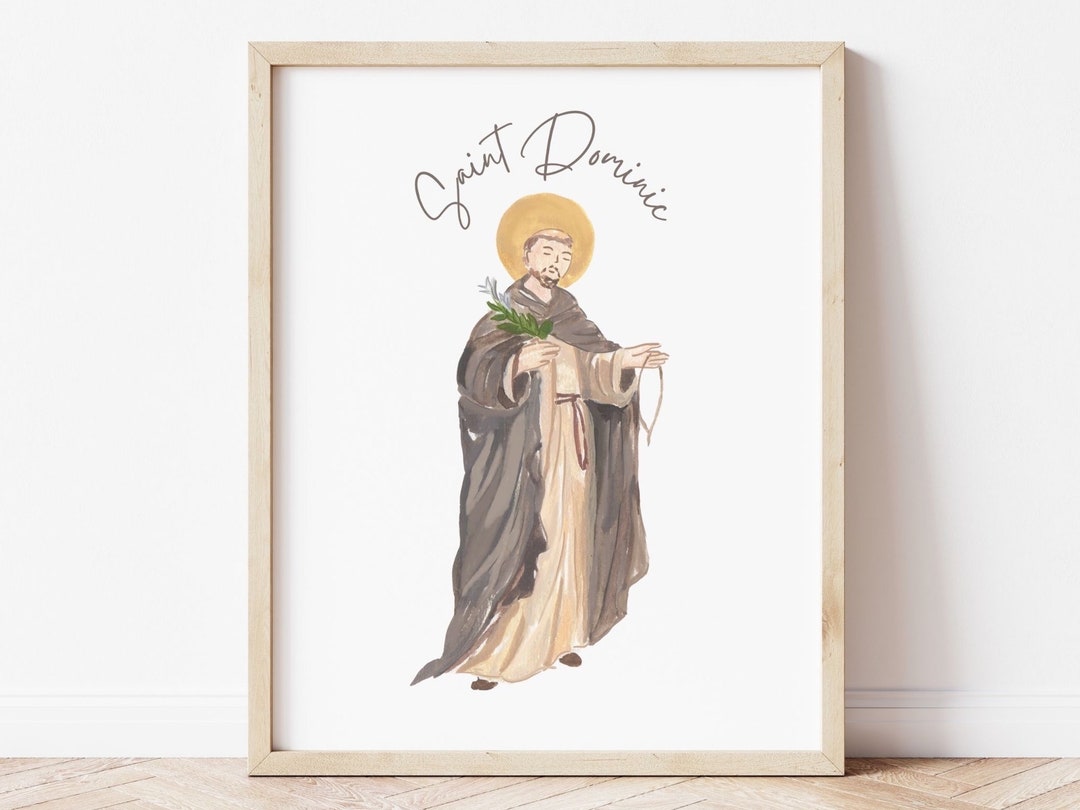Saint Dominic Print Wall Art Catholic - Etsy