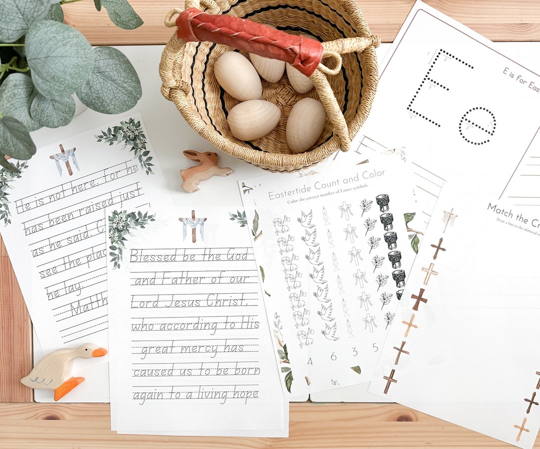 Easter Activity Kids Printable Eastertide Octave Catholic Christian - Etsy