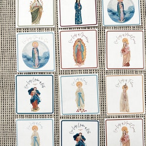 Marian Memory Game Catholic Kids Activities Mary Matching - Etsy