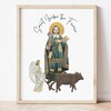 Saint Joseph the Worker Print Catholic Wall Art Decor DIGITAL DOWNLOAD ...