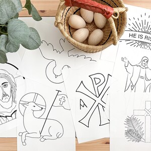 Easter Activity Kids Printable Eastertide Octave Catholic Christian - Etsy