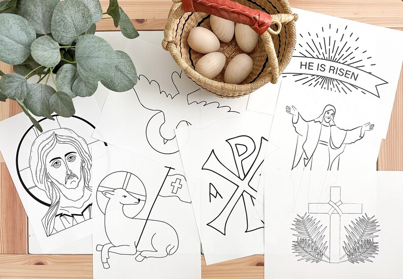 Easter Activity Kids Printable Eastertide Octave Catholic - Etsy