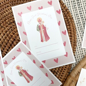 Saint Valentines Day Cards Printable Digital Download Catholic ...