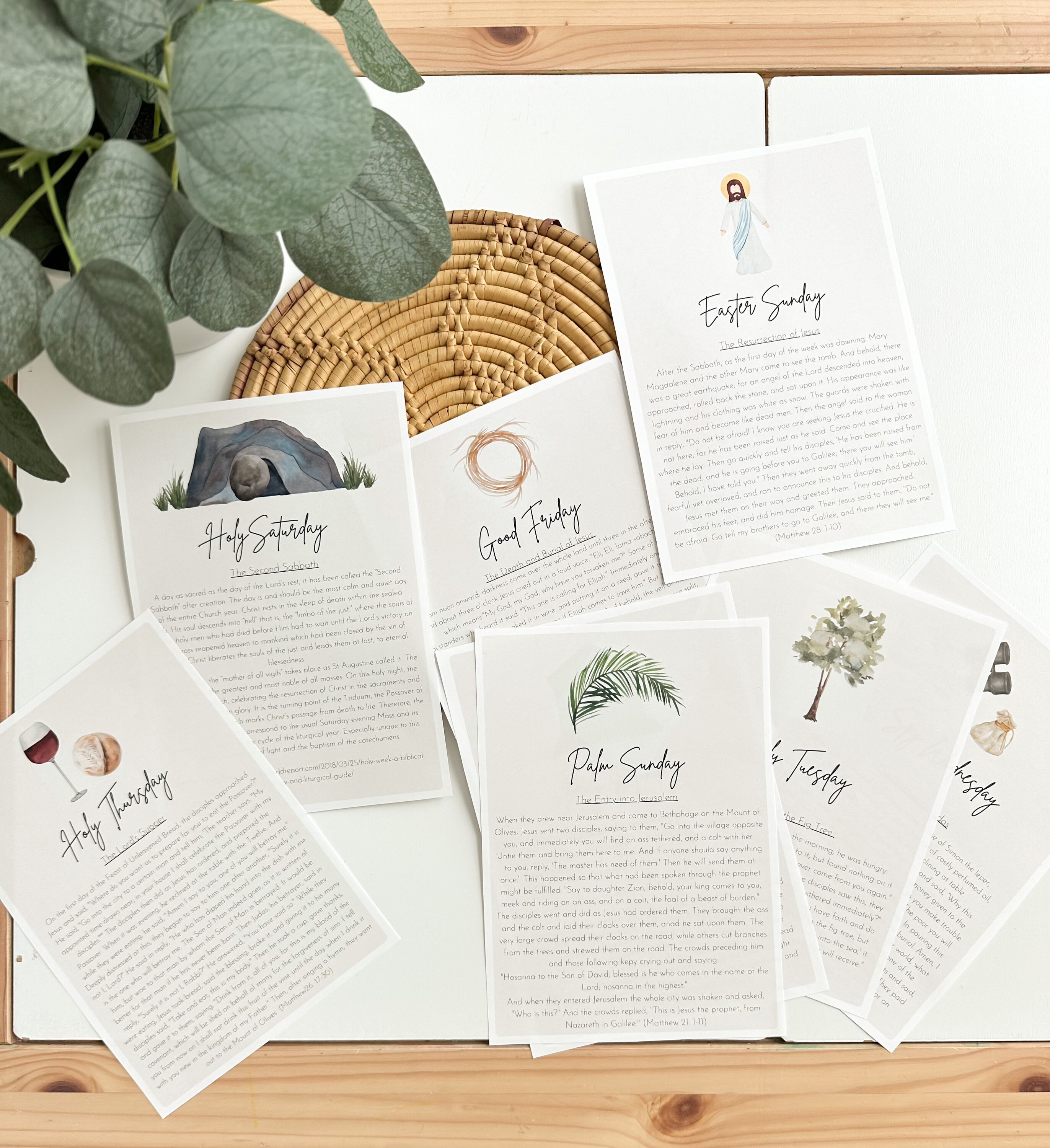 Holy Week Cards Easter Cards Catholic Etsy
