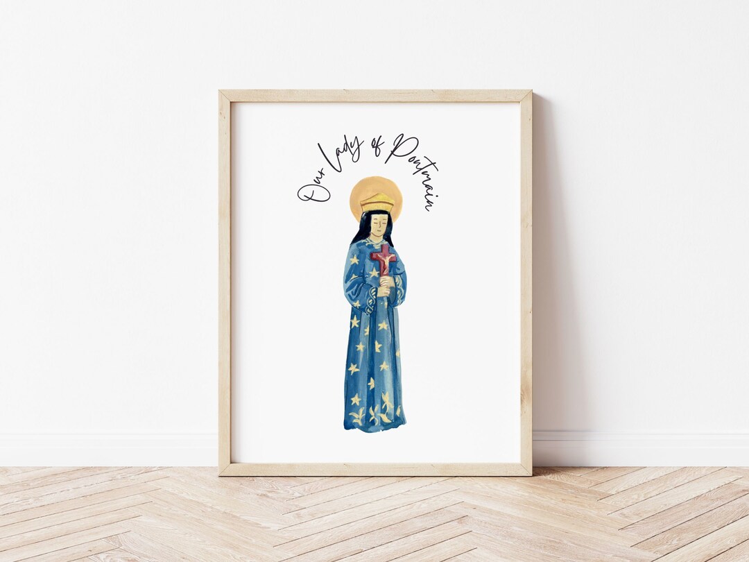 Our Lady of Pontmain Print Catholic Wall Art DIGITAL DOWNLOAD - Etsy