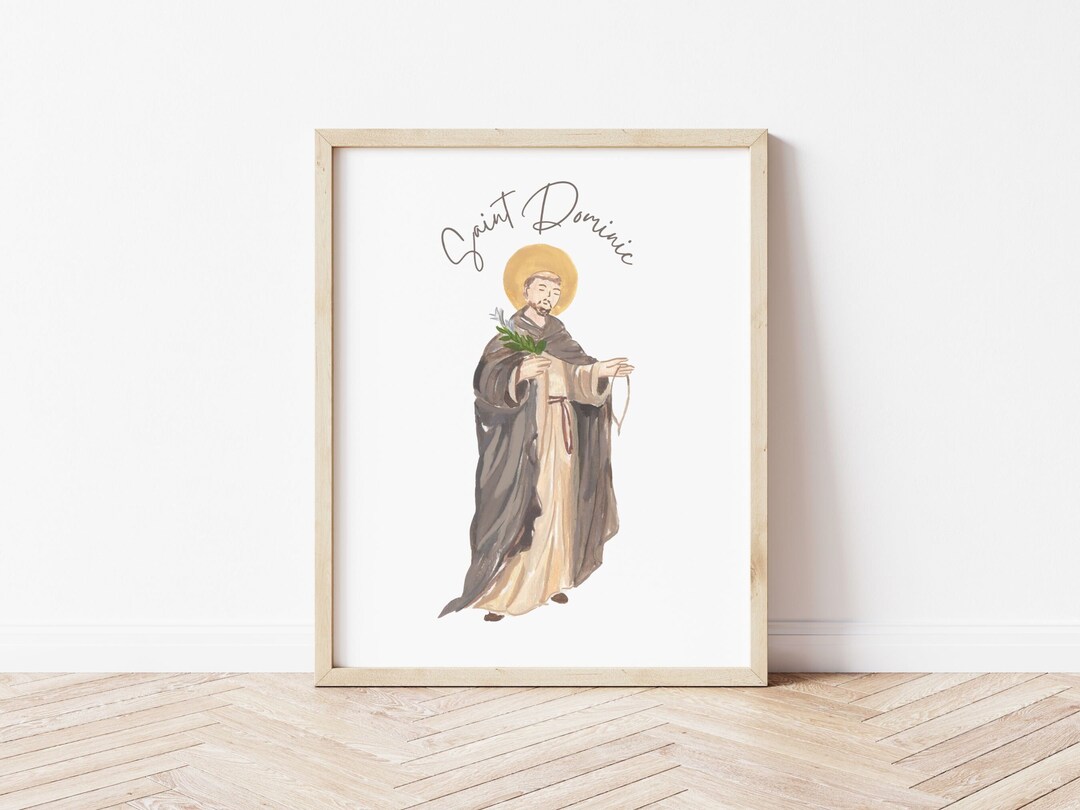 Saint Dominic Wall Art Catholic DIGITAL DOWNLOAD - Etsy