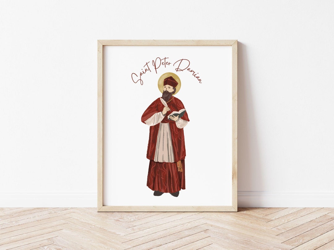 Saint Peter Damian Print Catholic Wall Art DIGITAL DOWNLOAD - Etsy