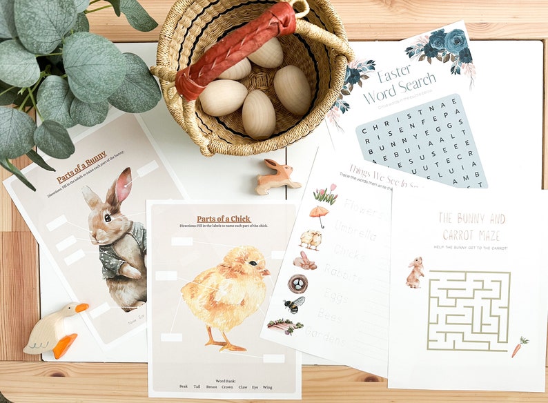 Easter Activity Kids Printable Eastertide Octave Catholic - Etsy