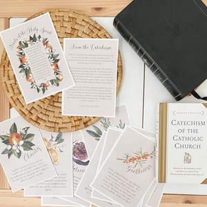 Fruits of the Spirit Cards Printable Catholic Christian - Etsy