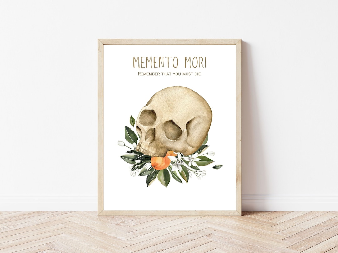 Memento Mori Catholic Wall Art Halloween All Saints All Souls DIGITAL ...