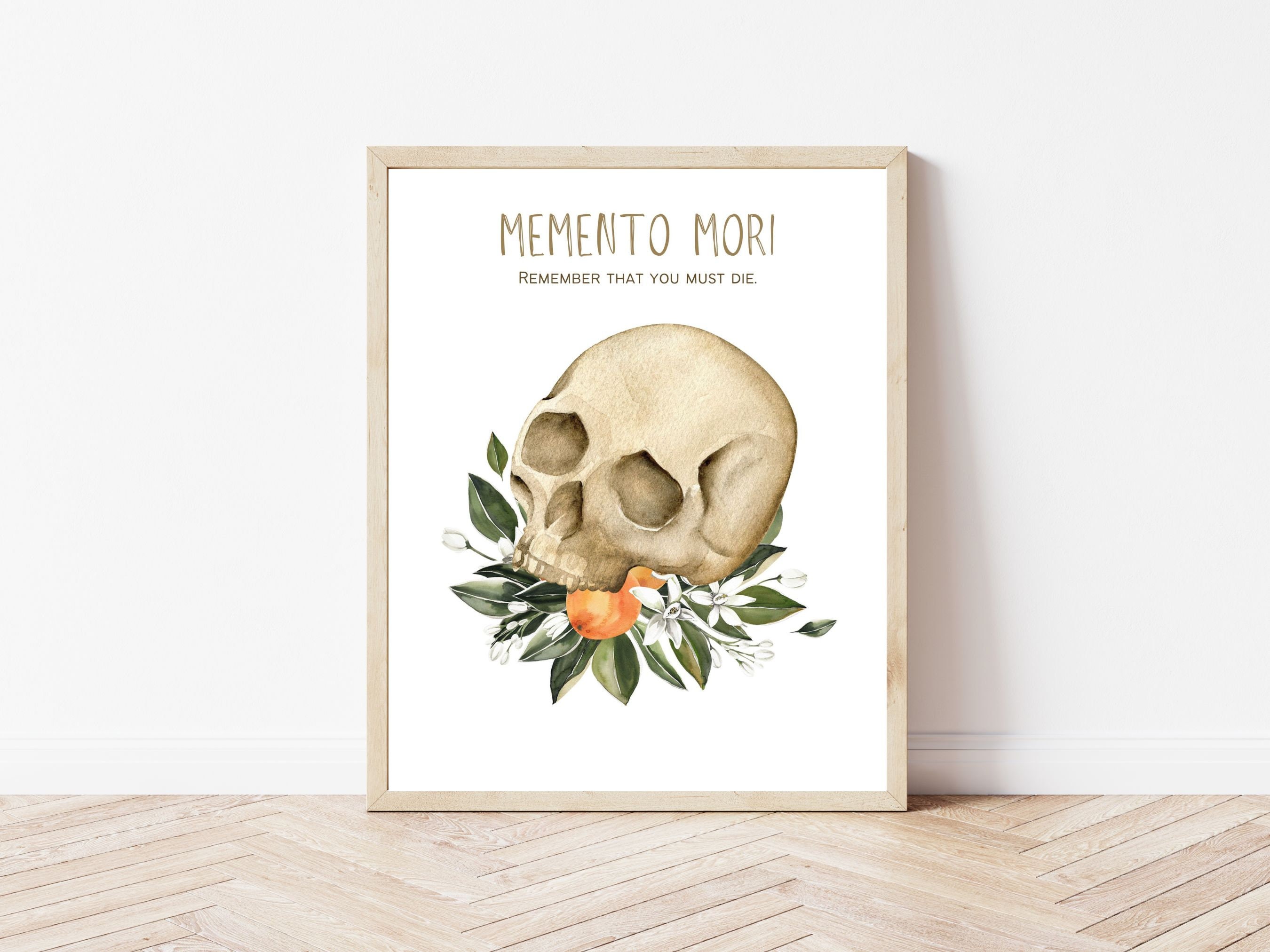 Memento Mori Catholic Wall Art Halloween All Saints All Souls DIGITAL ...