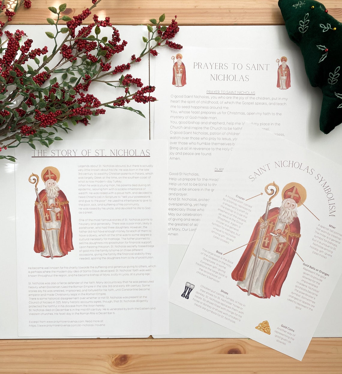 Saint Nicholas Day Activity Printable Download Catholic Orthodox ...