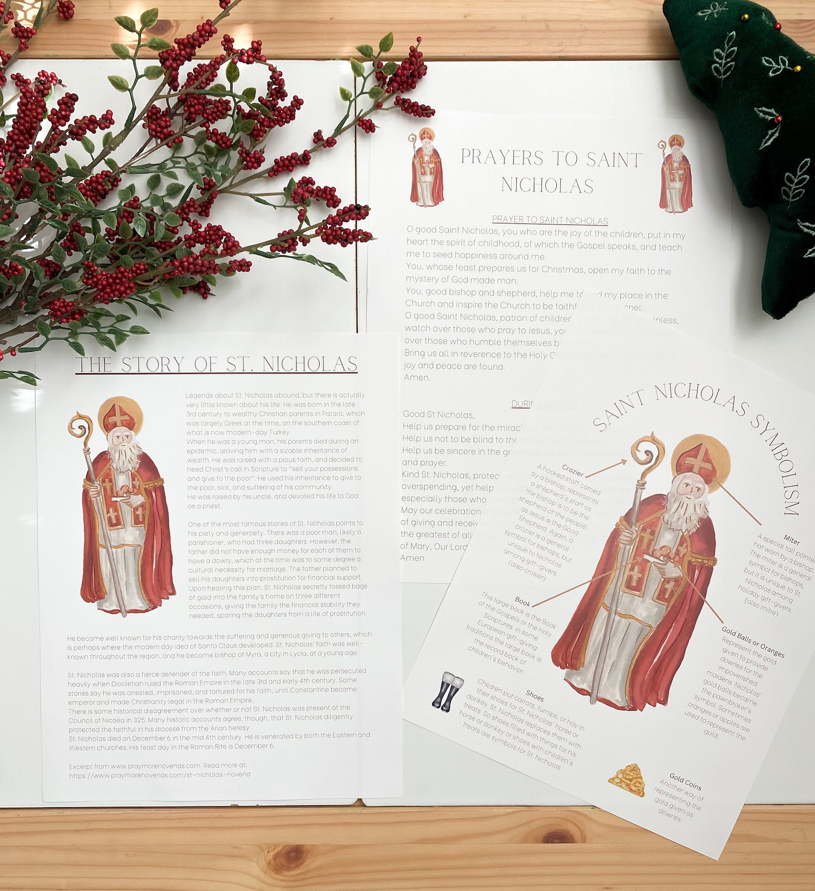 Saint Nicholas Day Activity Printable Download Catholic - Etsy