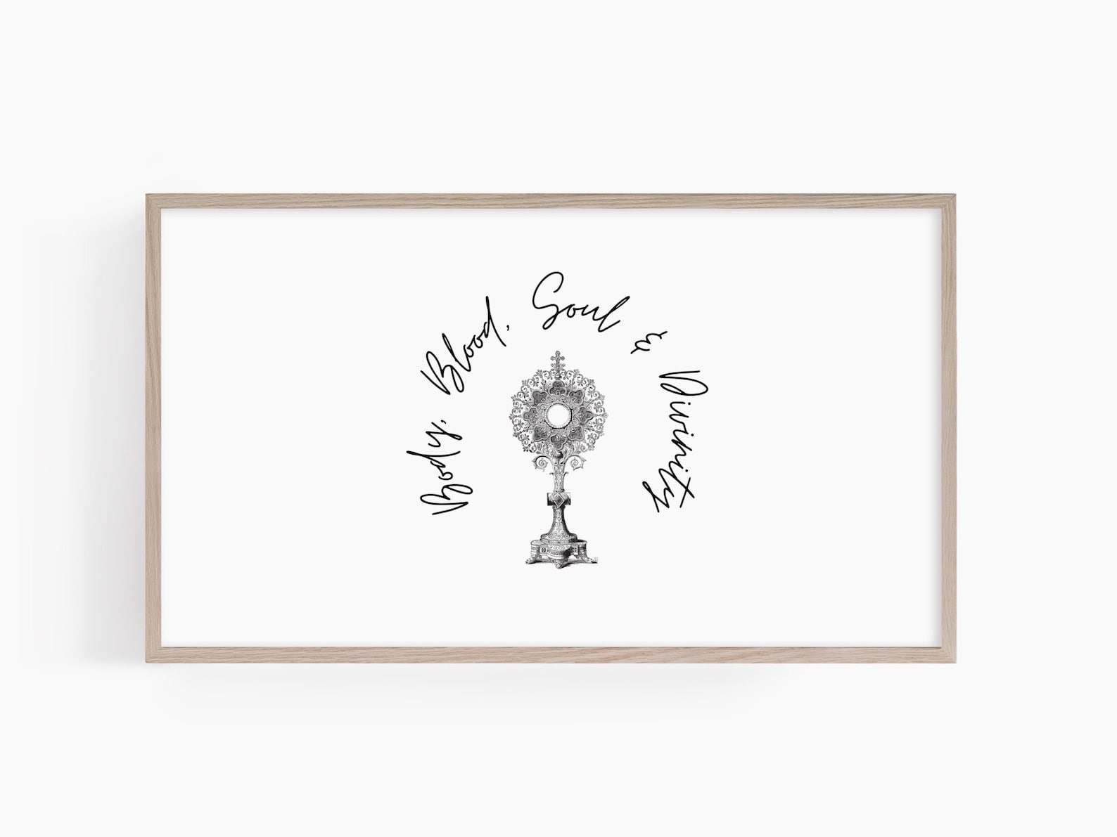 Corpus Christi Eucharist Body Blood Soul Divinity Samsung Frame TV Art ...
