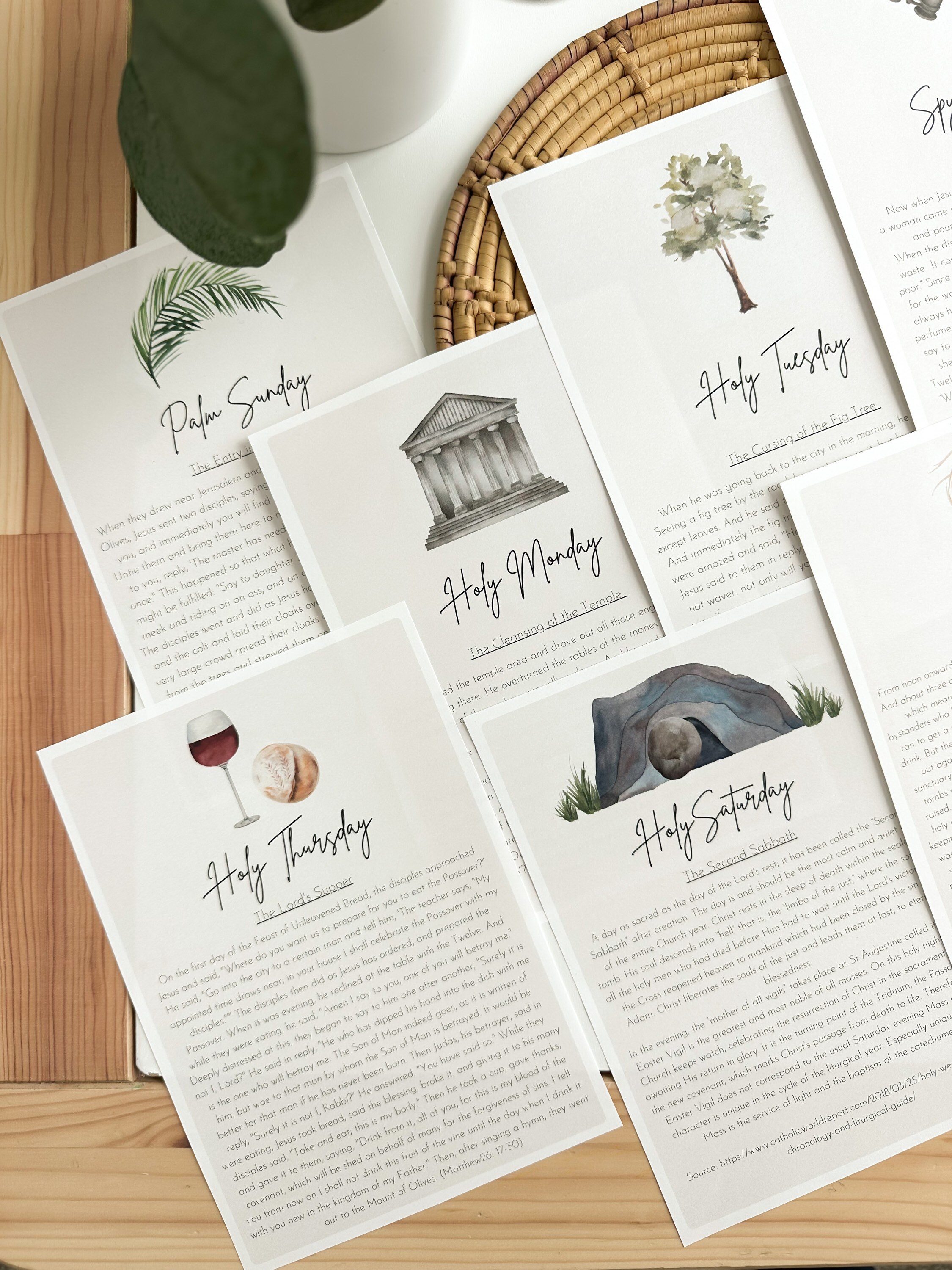 Holy Week Cards Easter Cards Catholic - Etsy