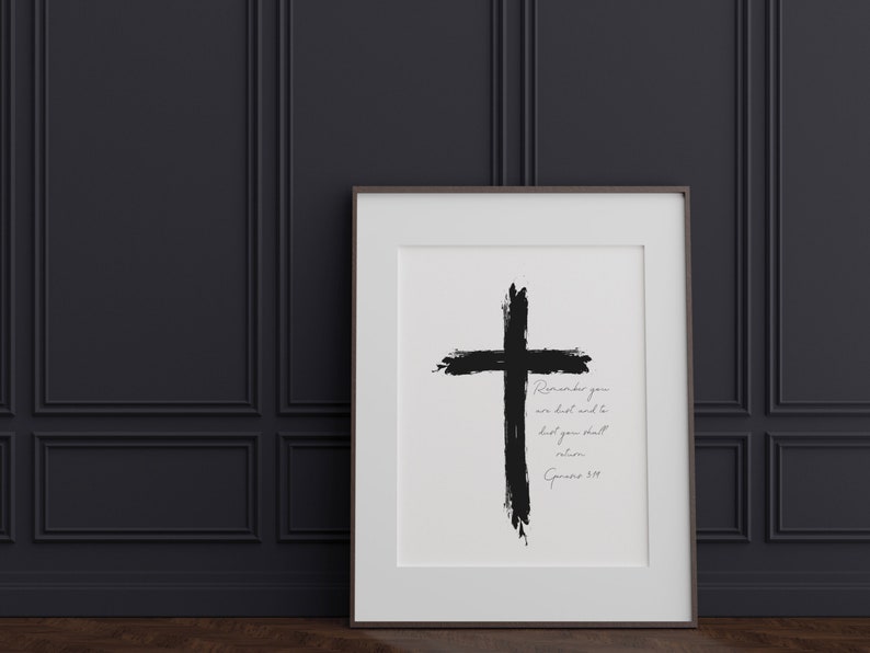 Lent Wall Art Catholic Remembering You Are Dust Digital Printable DIGITAL DOWNLOAD - Etsy
