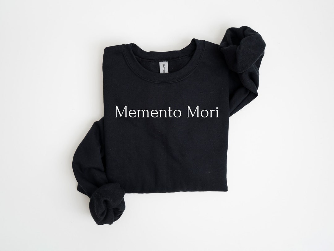 Memento Mori Embroidered Catholic Christian Unisex Sweatshirt - Etsy