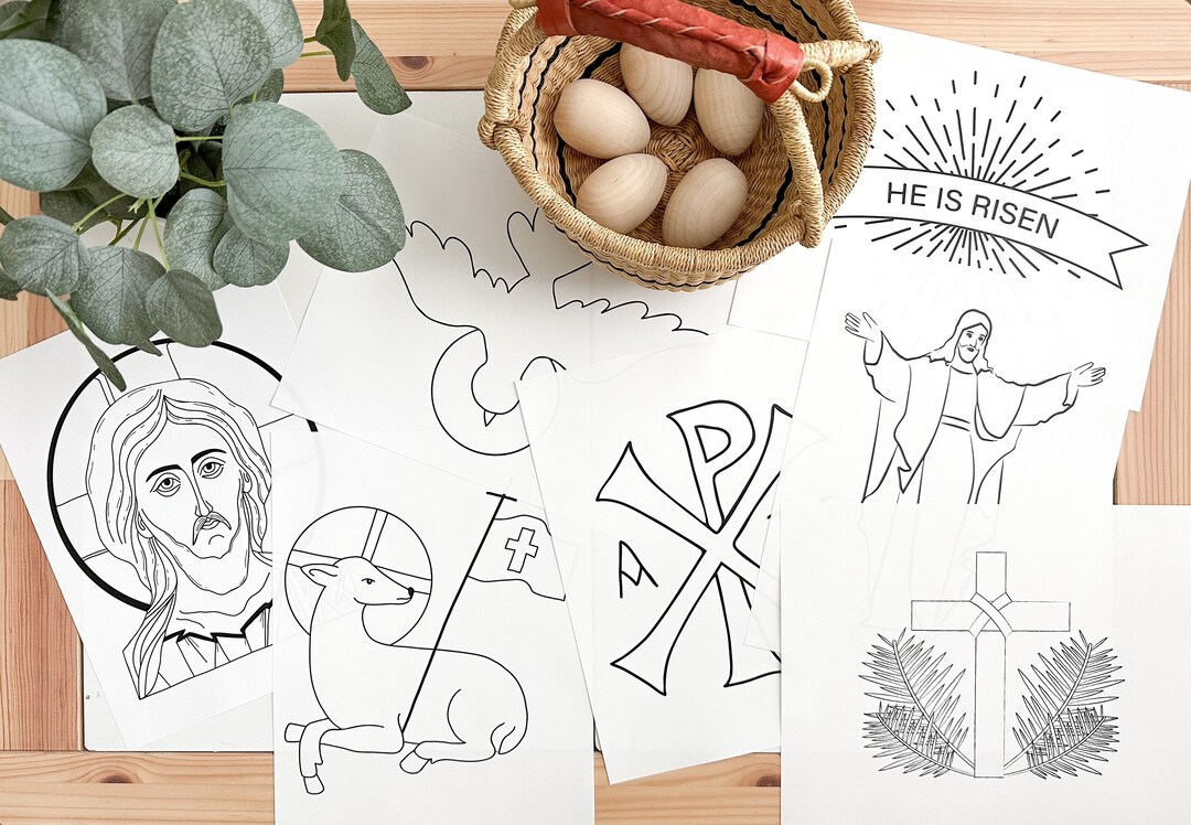 Easter Activity Kids Pack Eastertide Catholic Unit Study Printable ...
