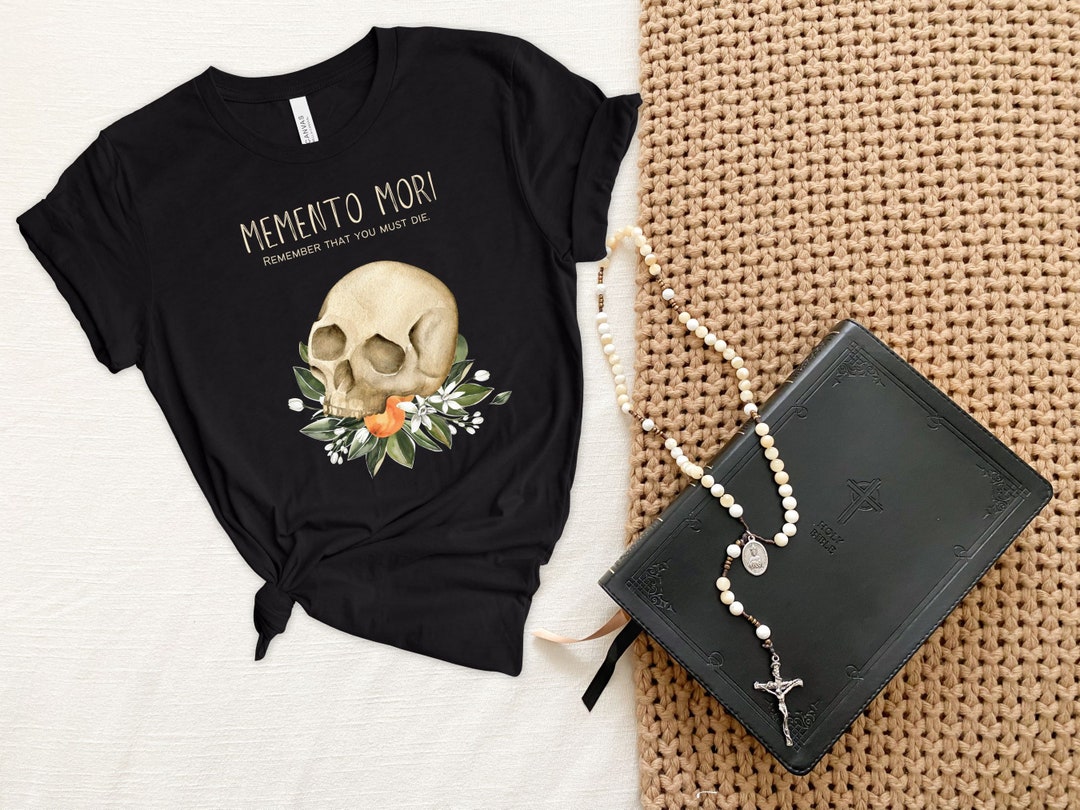 Memento Mori Tee Catholic Shirt Christian All Souls - Etsy