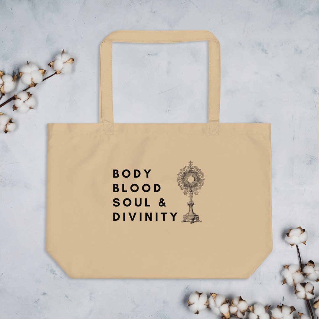 Catholic Holy Communion Large Organic Tote Bag Confirmation Gift - Etsy