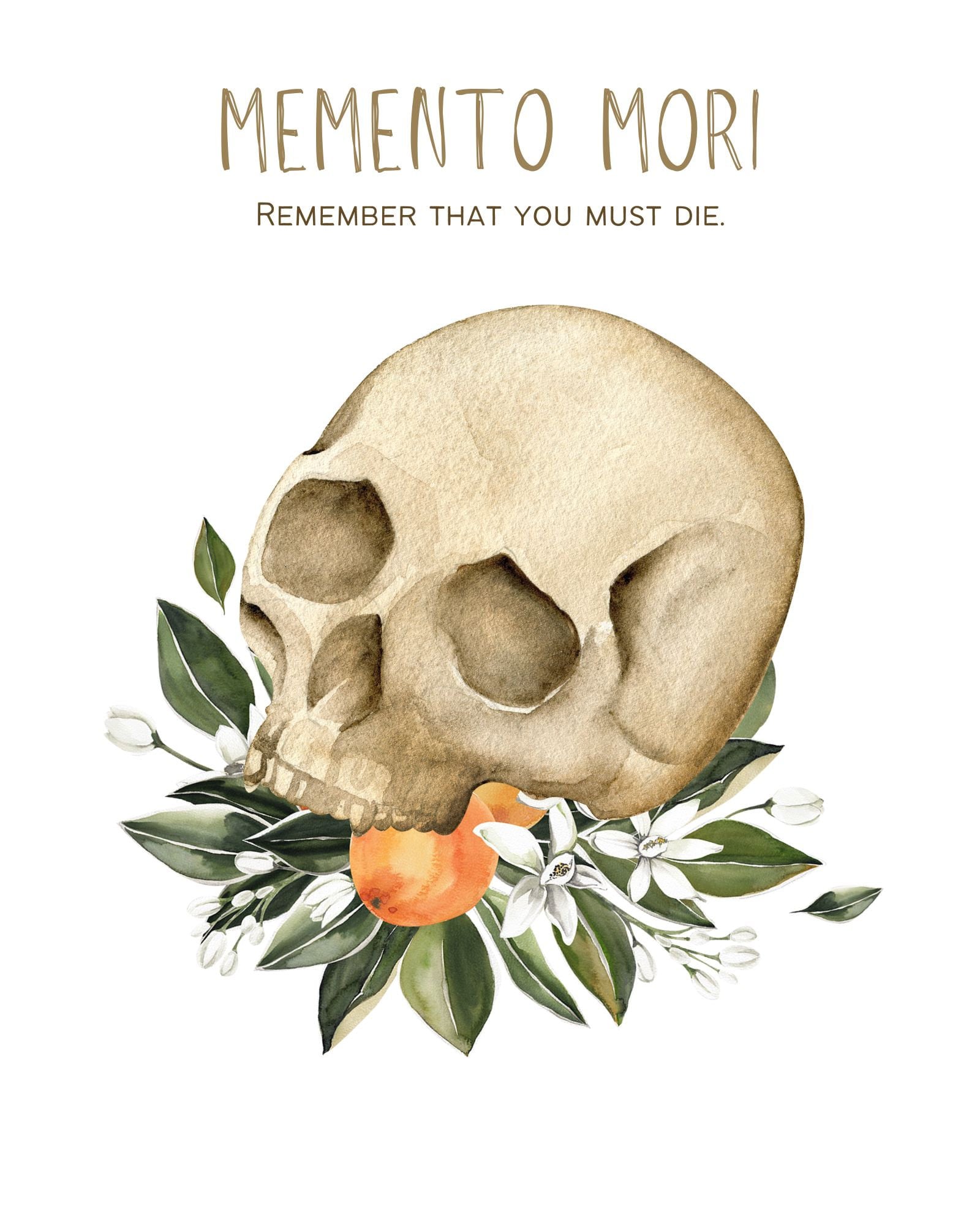 Memento Mori Catholic Wall Art Halloween All Saints All Souls DIGITAL ...