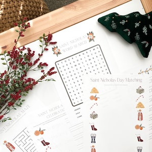 Saint Nicholas Day Activity Printable Download Catholic Orthodox ...