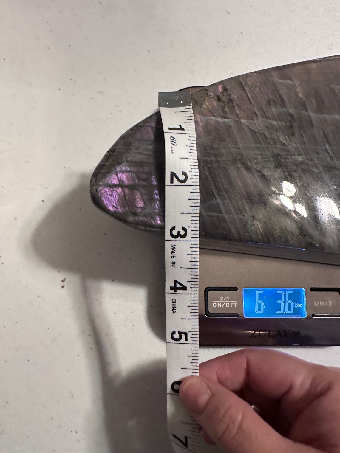 Huge, Amazing Labradorite Freeform With Purple Flash - Etsy