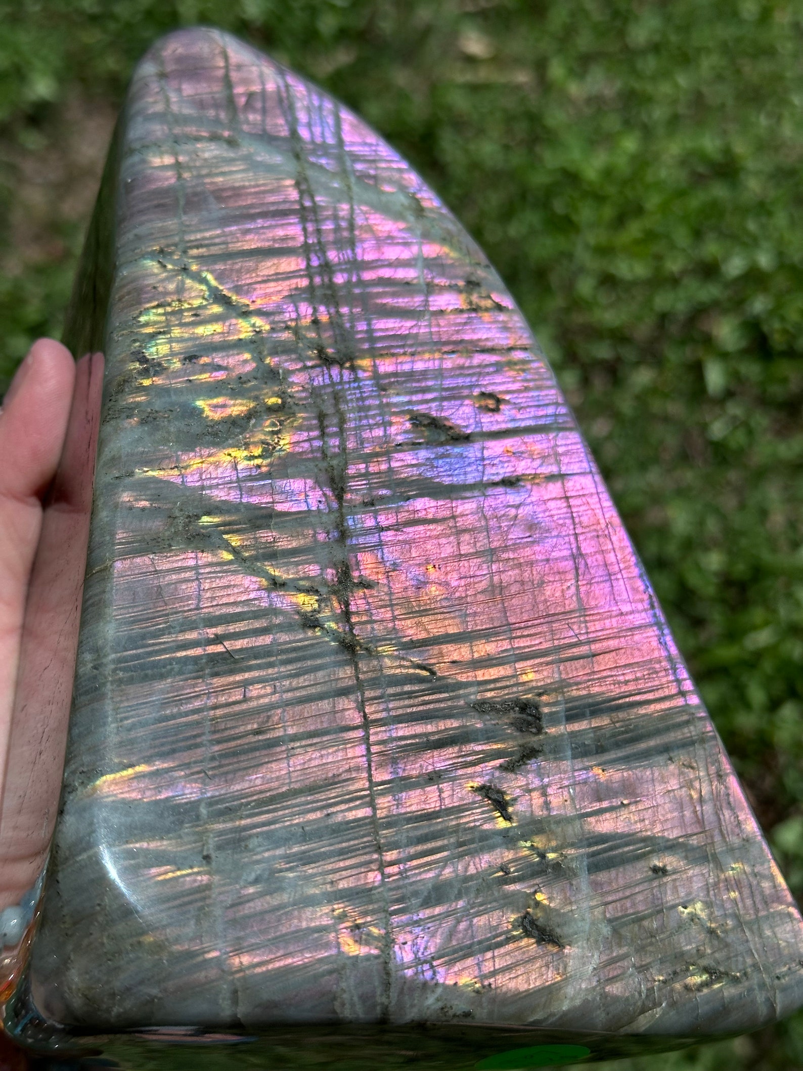 Huge, Amazing Labradorite Freeform With Purple Flash - Etsy