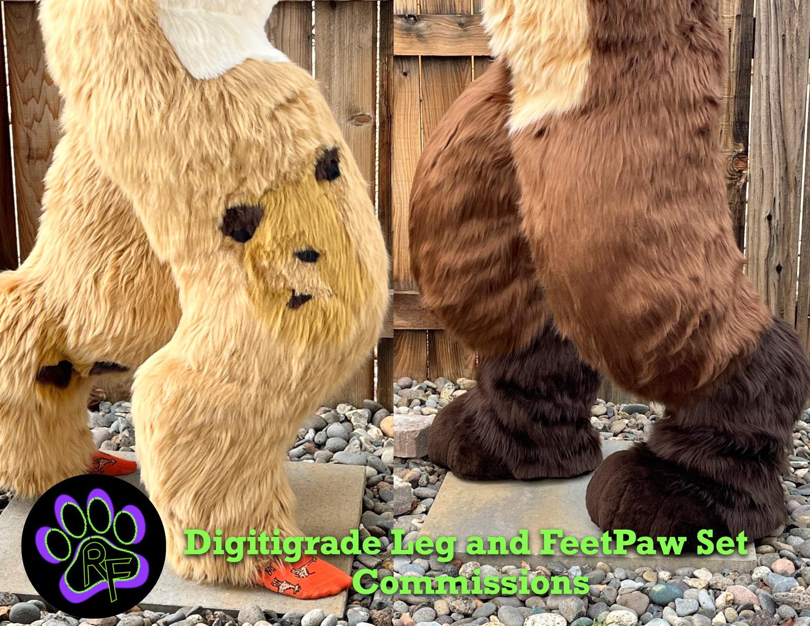 COMMISSION Fursuit Digitigrade Legs and Feetpaw Set, Fursuit Legs for 3 ...