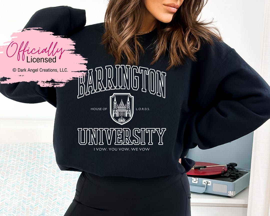 Officially Licensed Barrington University Sweatshirt Shantel Tessier - Etsy