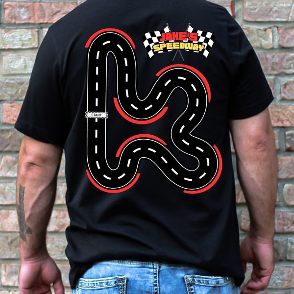 Race Track Dad Shirt - Etsy