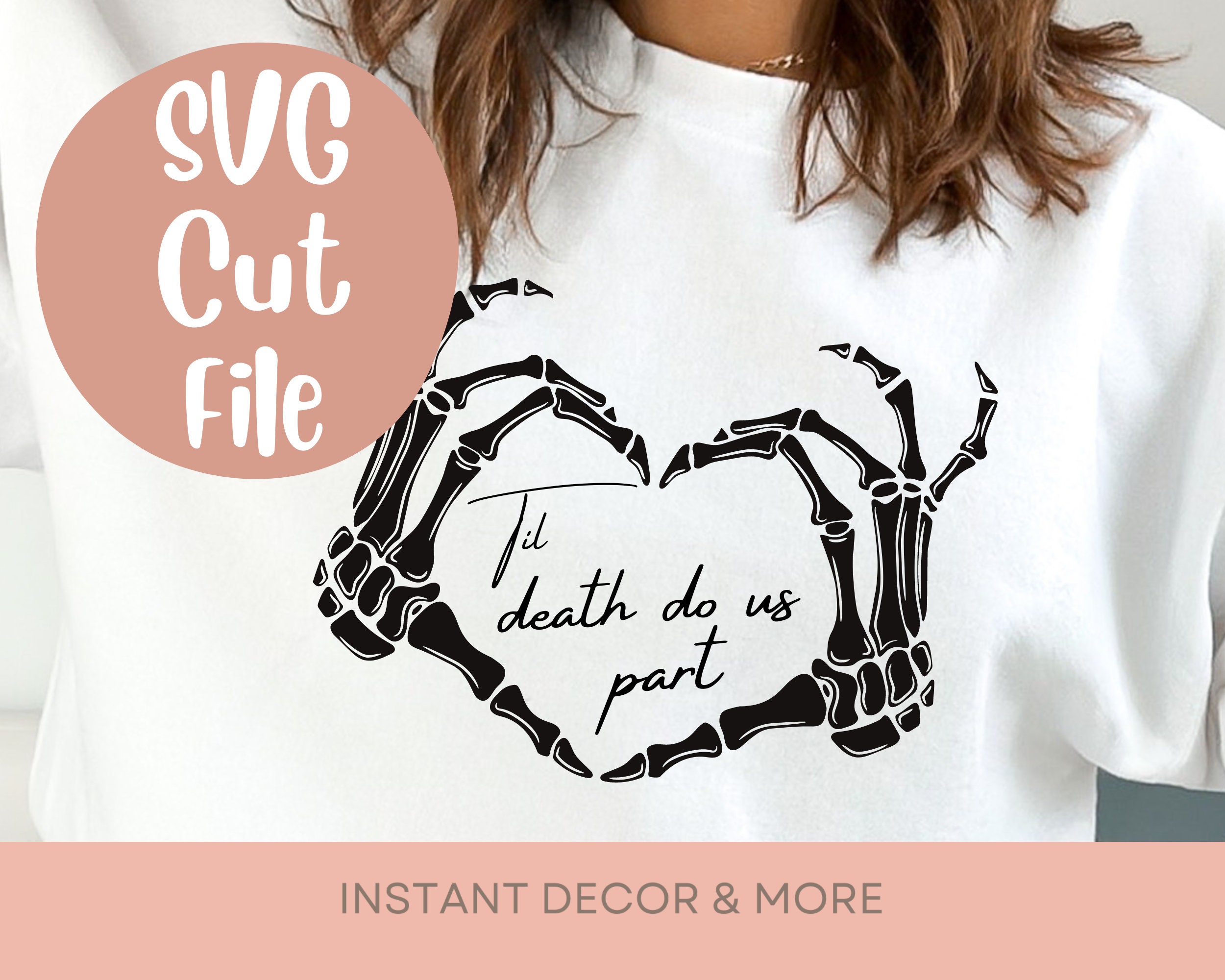 SVG Cricut silhouette Cut File Clipart Til Death Do Us - Etsy