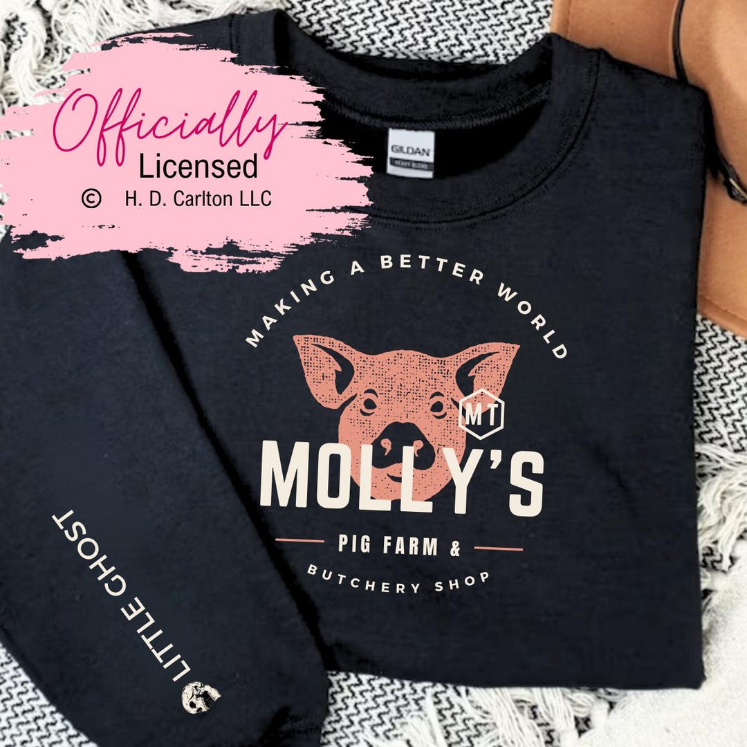 Officially Licensed - HD Carlton - Where's Molly Sweatshirt, Dark ...