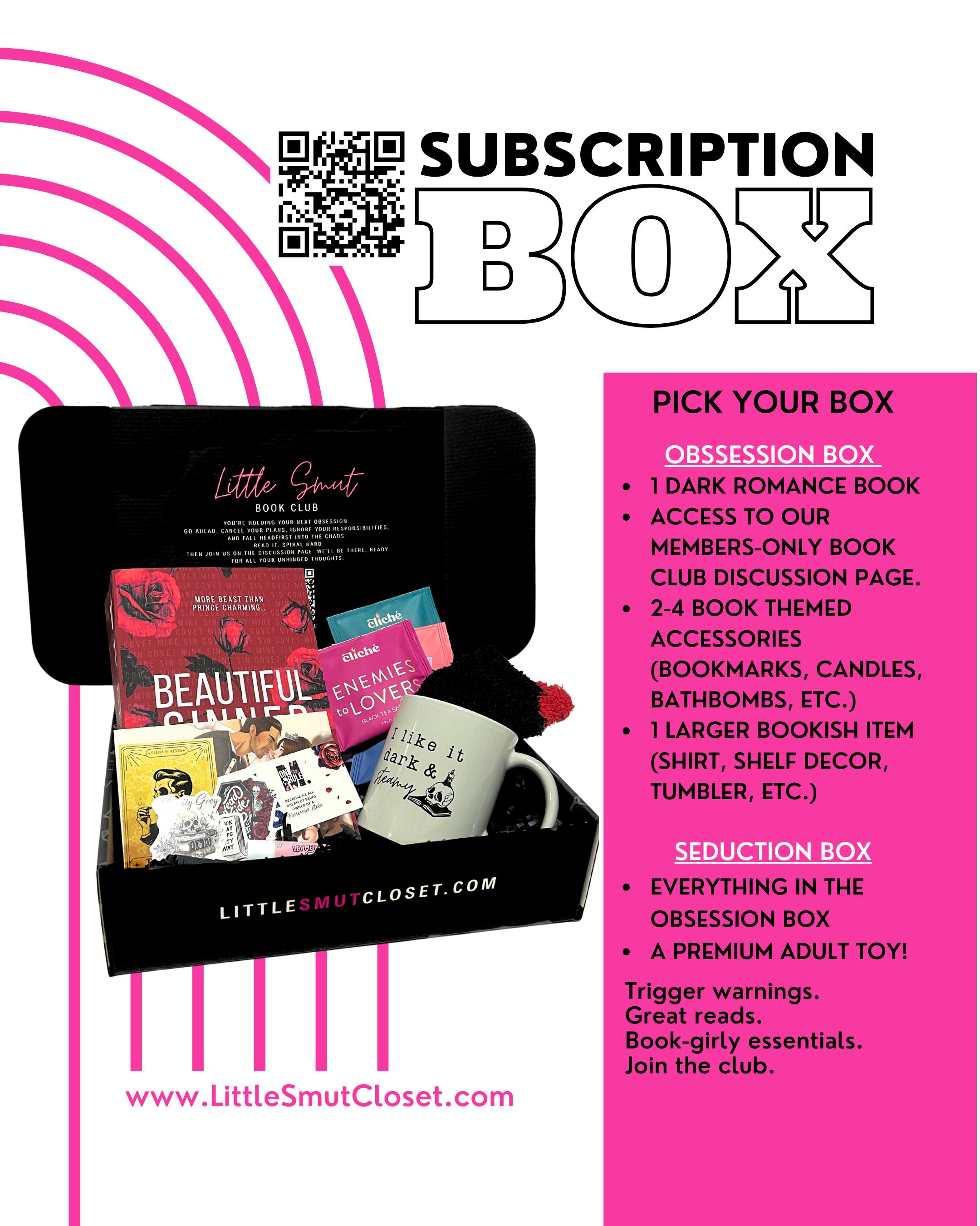 Dark Romance Book Box | One-time Book Club Box | Bookish Gift for ...
