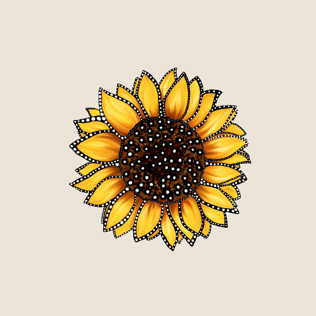 Sunflower PNG personal and Commercial Use Approved Design - Etsy
