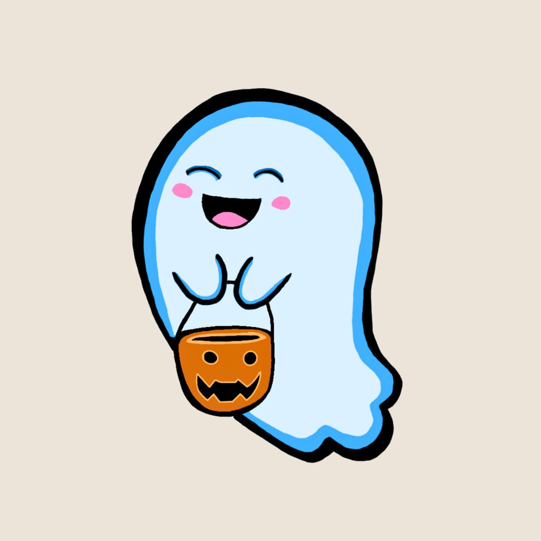 Blue Ghost PNG personal and Commercial Use Approved Design - Etsy